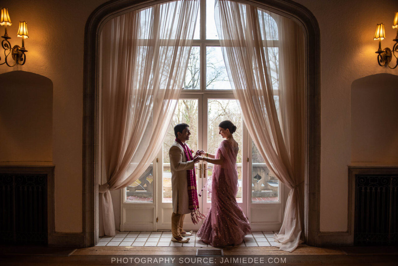 Gorgeous Interracial Wedding at a Historic Venue in Atlanta