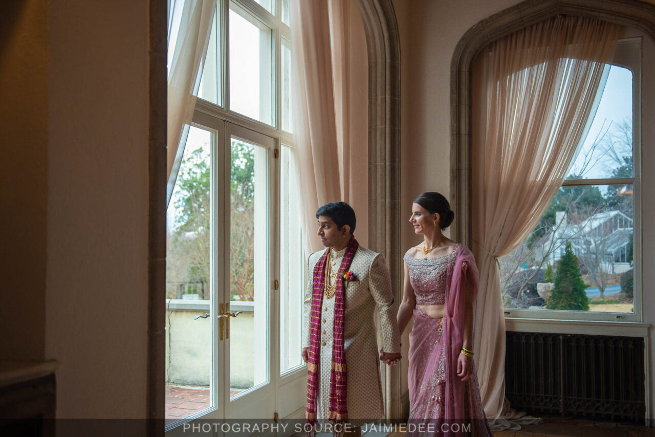 Gorgeous Interracial Wedding at a Historic Venue in Atlanta